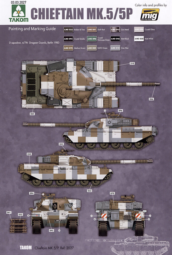 CHIEFTAIN MK.5 / P 1/35 - Hobby Models GT