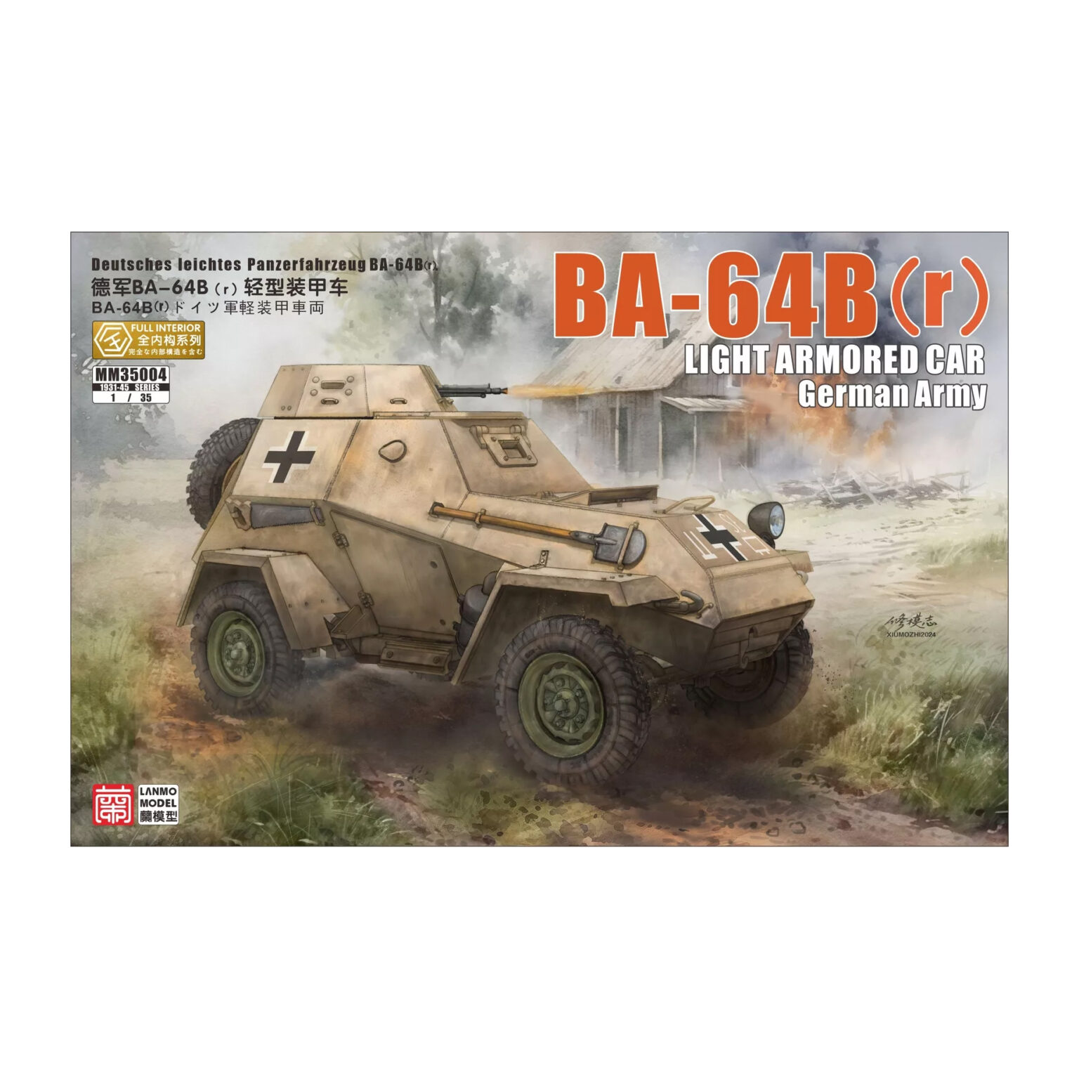 BA-64B CAPTURED GERMAN VERSION 1/35 - Hobby Models GT