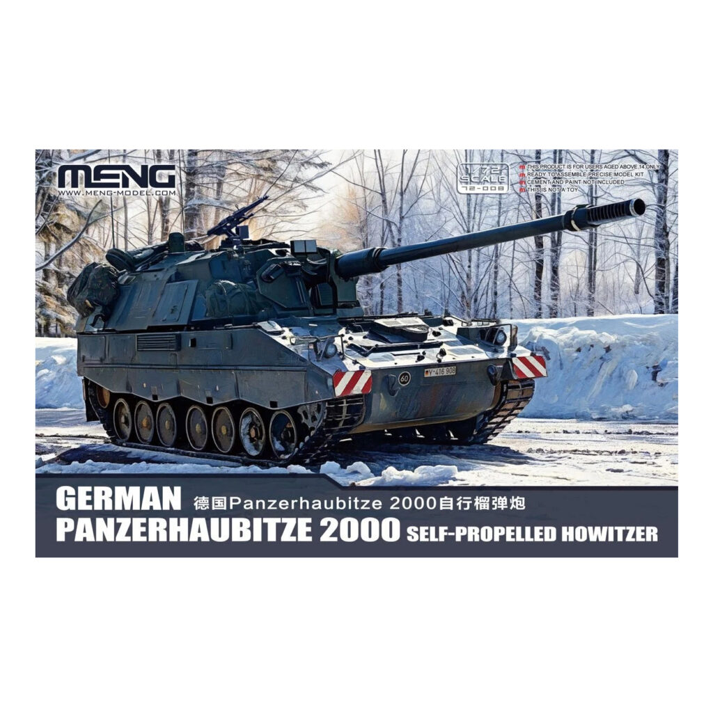 GERMAN PANZERHAUBITZE 2000 SELF-PROPELLED HOWITZER MENG 1/72 - Hobby ...